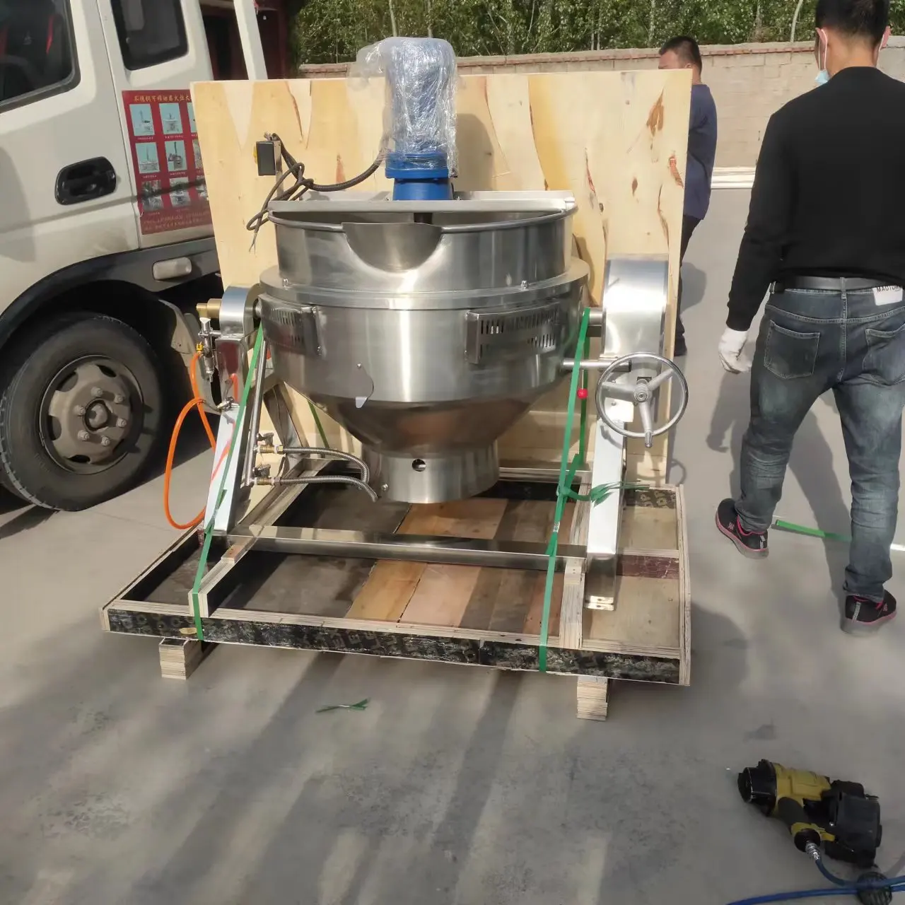 Industrial Small Electric Heating Double Steam Gas Jacket Jacketed ...