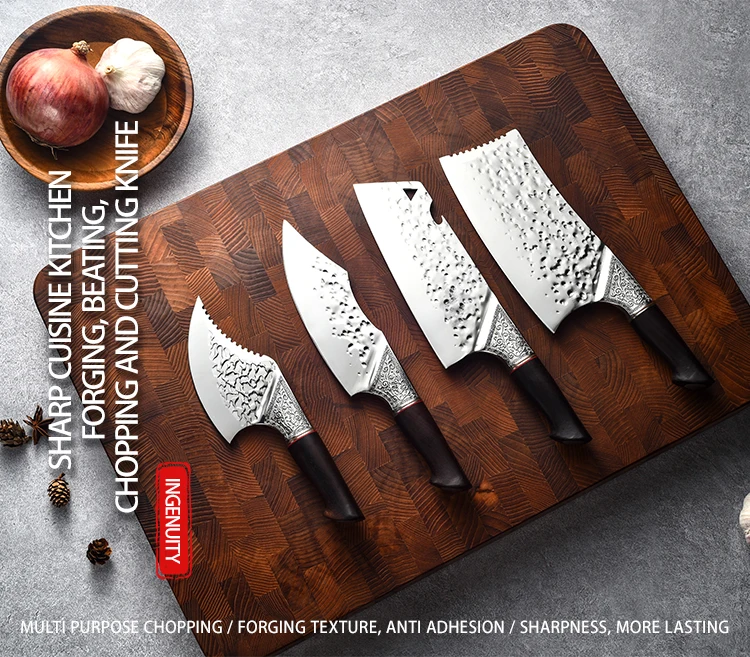Multifunctional Chef Knife Set - High Carbon Stainless Steel