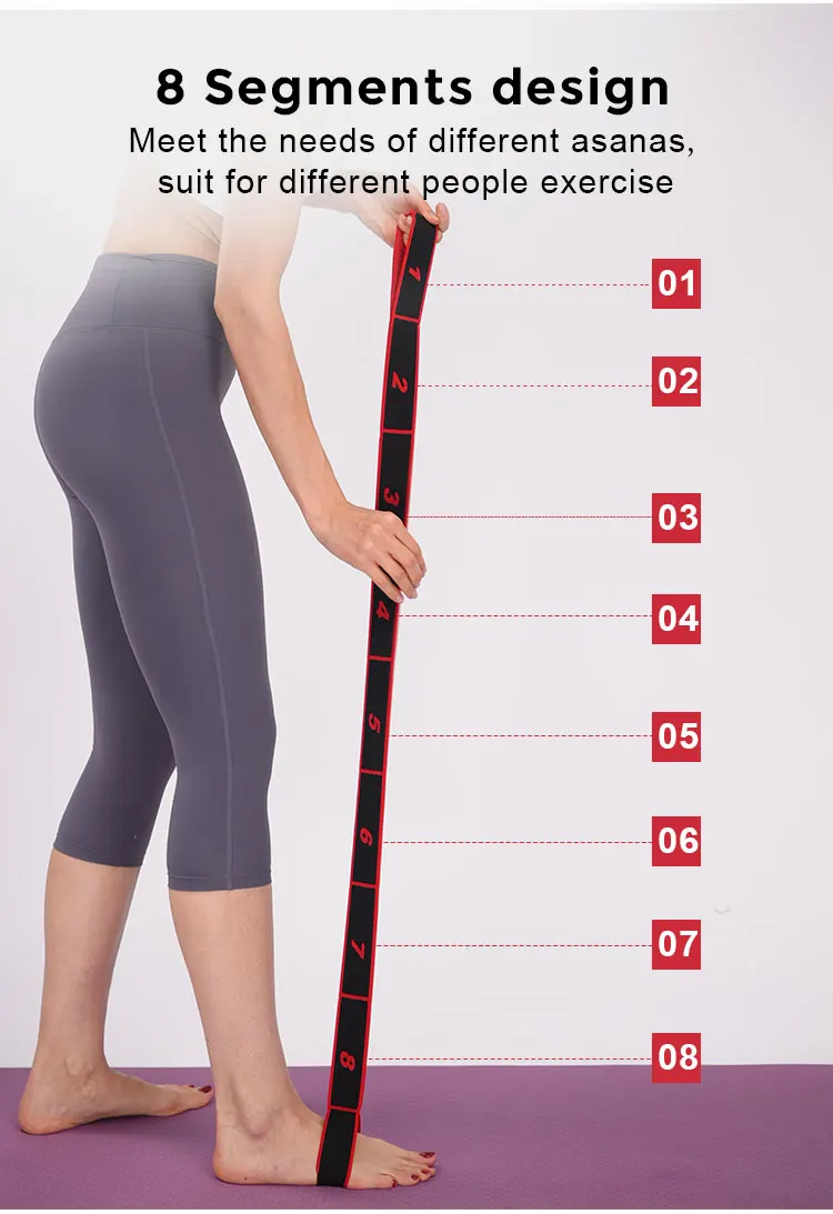 Custom Digital Multi-segment Flexibility Elastic Training Bands Gym ...