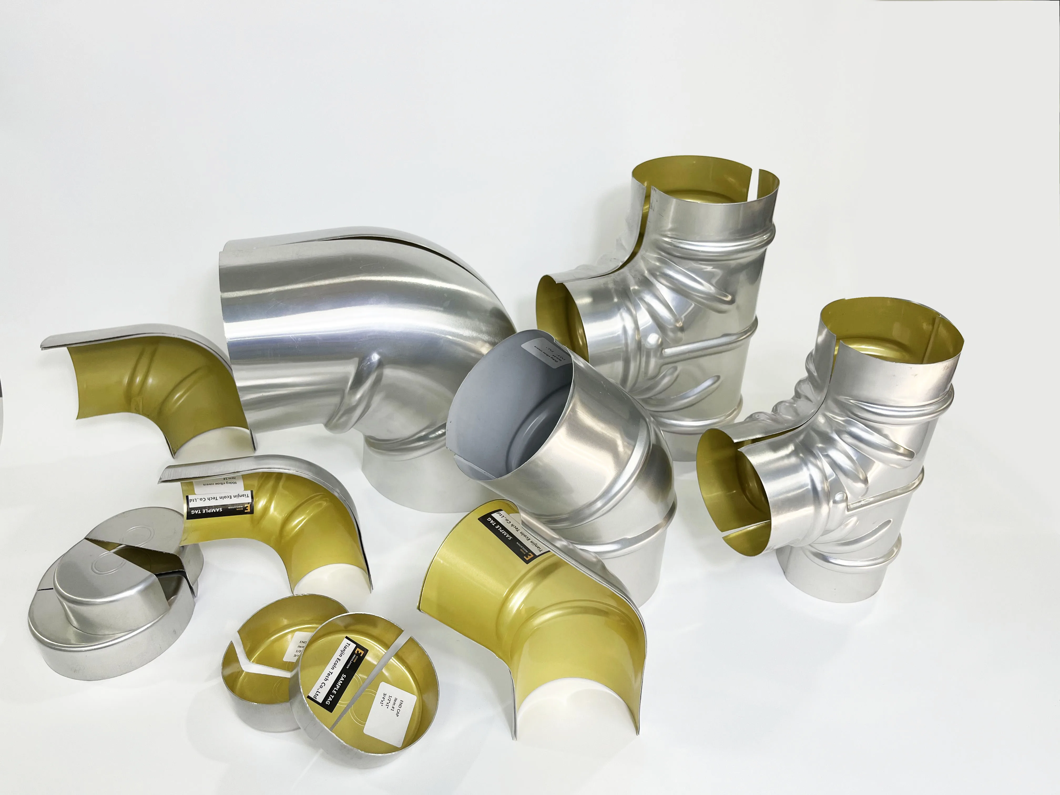 Aluminum Jacketing Elbow And Cups 90 Degree 45 Degree For Pipe ...
