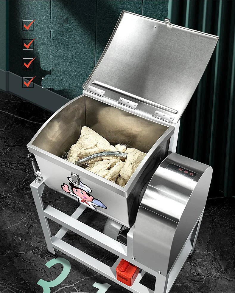 Noodle Mixer Commercial 5kg 15kg 25kg Automatic Stainless Steel Mixer ...