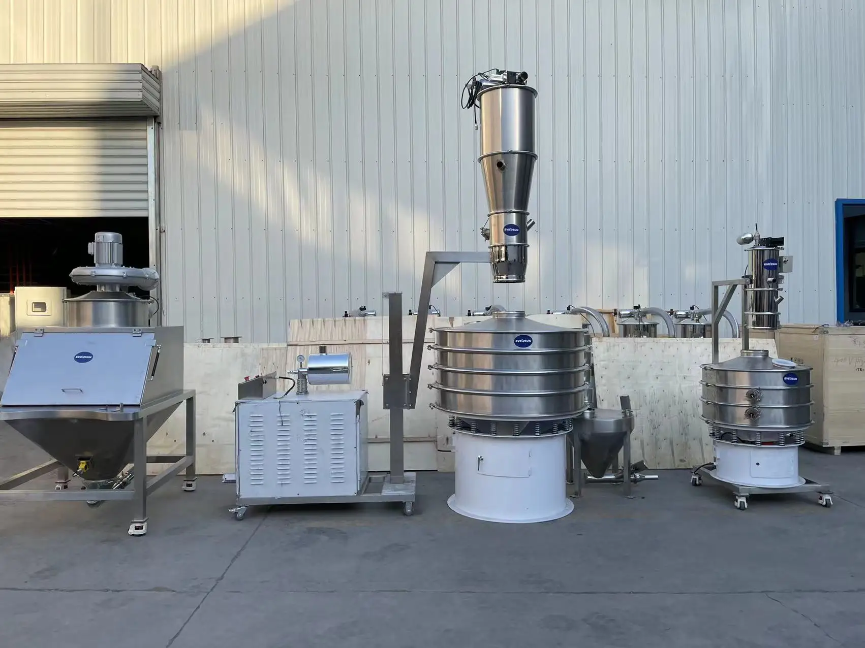 Powder Material Bag Dump Station Vacuum Conveyor - 1ton, 2tons