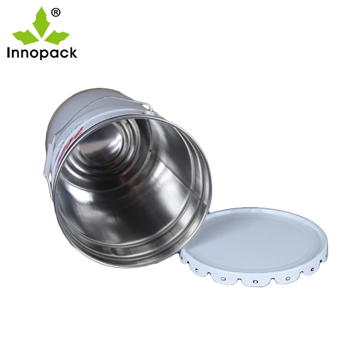 25kg 25l Paint Tin Buckets - Durable Metal Pail Packaging