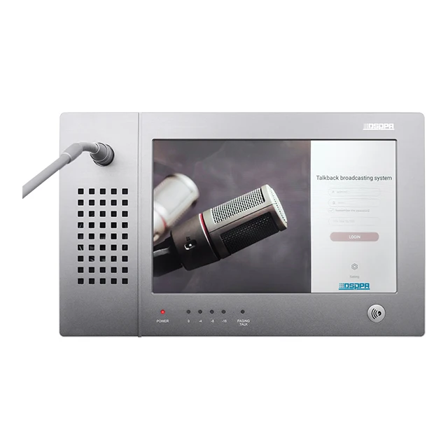 200 Zones IP Paging Network Microphone for Intercom/broadcast