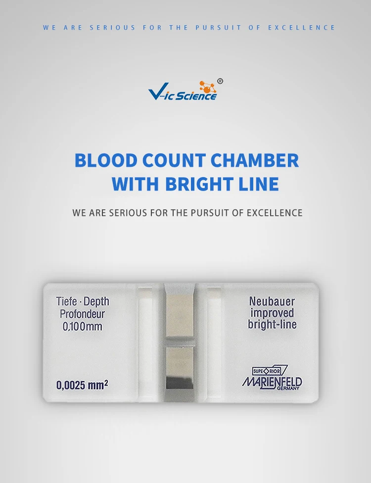 Blood Cells Counting Chamber Neubauer Improved Bright-line, 51% OFF