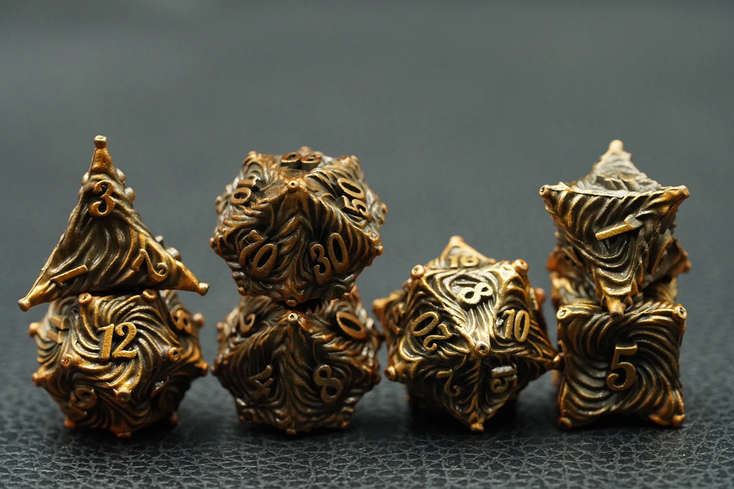 Custom Polyhedral Dice Dungeons & Dragons Game Tips Dice Sets Ancient D ...