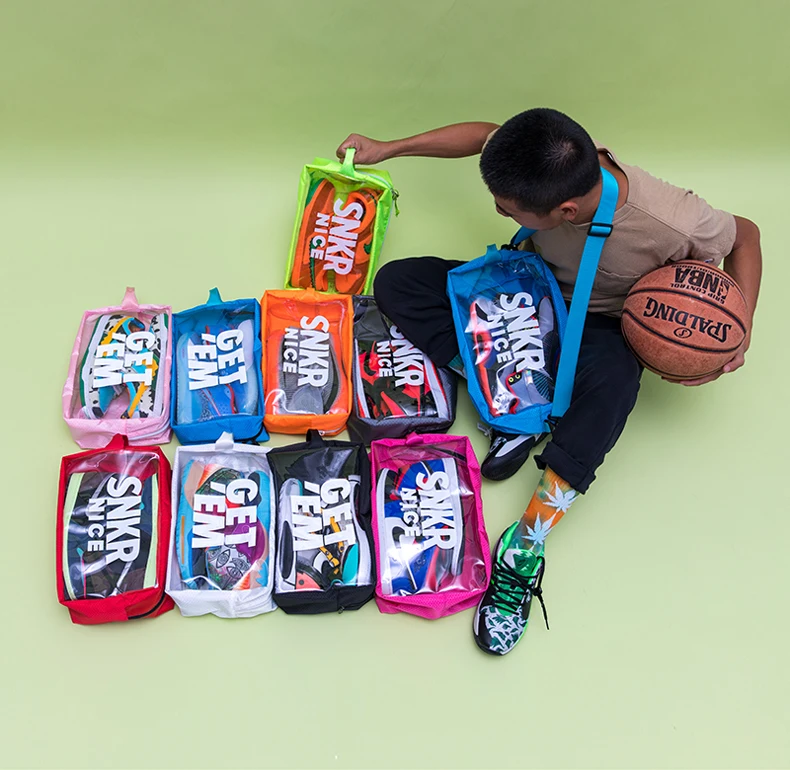 Reflective Shoe Bag - Custom Sneaker Storage for Travel
