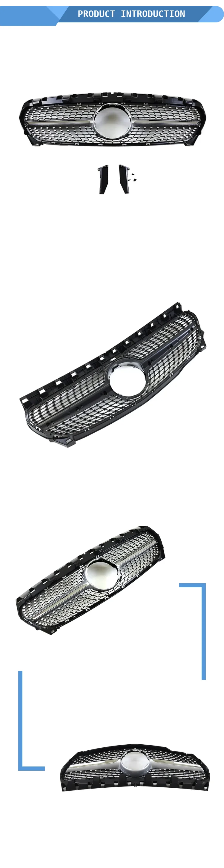 Auto Body Parts A1178809700 Front Grill Radiator Cover Mercedes CLA ...