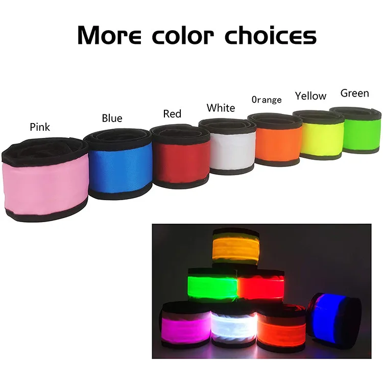 Promotion Led Reflective Snap Band - High Visibility Gift