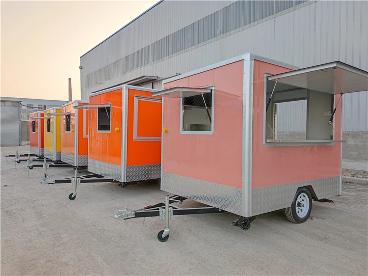 Versatile Outdoor Mobile Food Carts - Perfect for Any Business
