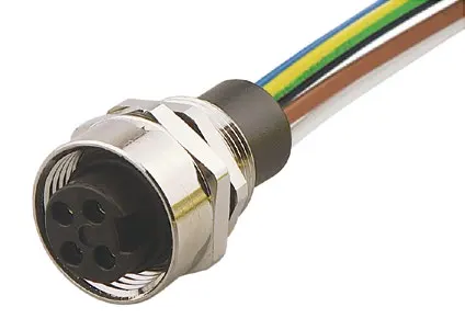 Hot Sale Waterproof Connector Plug 7/8 Connector Industrial 4-core/5 ...