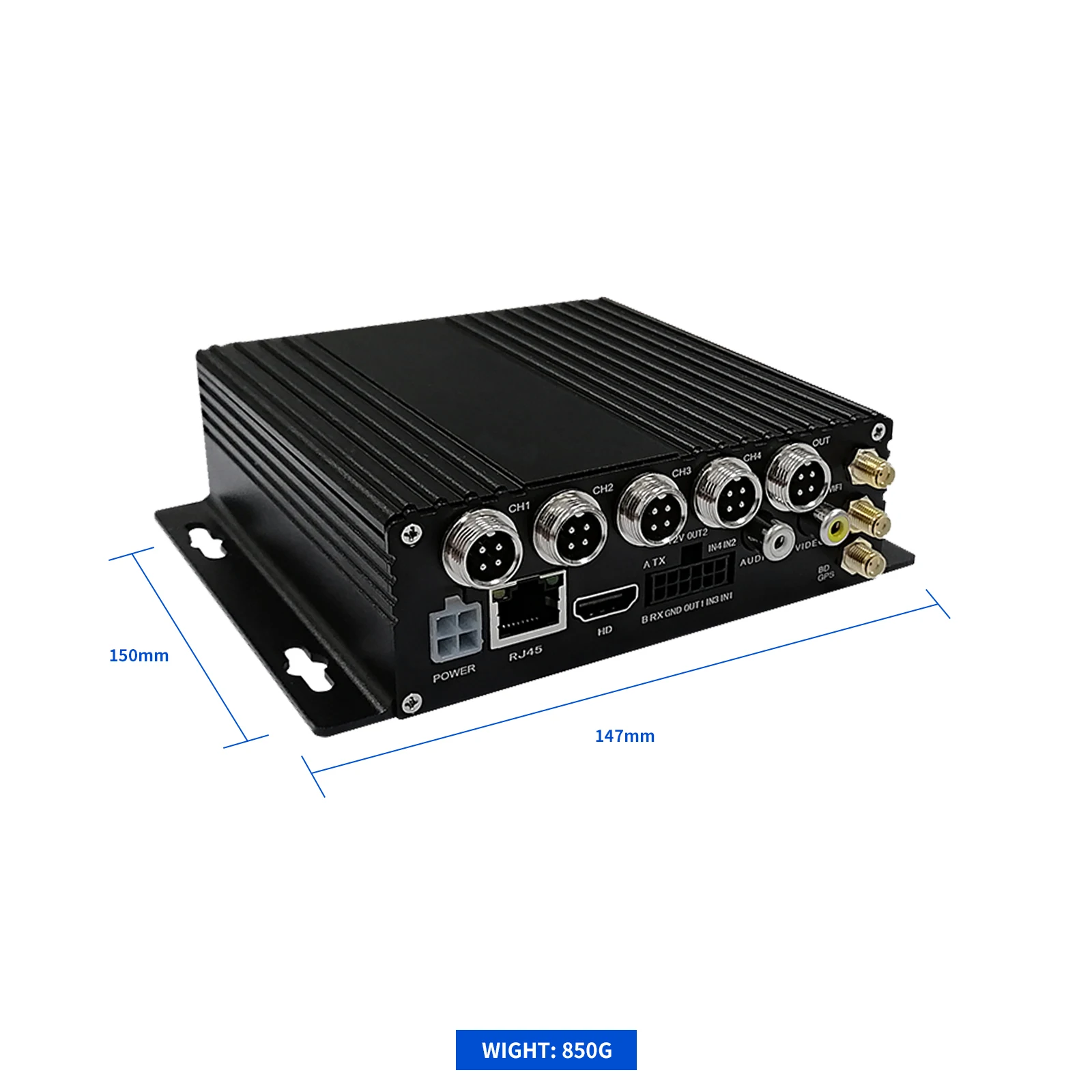 4ch 8ch 720p 1080p Waterproof Truck Vehicle Bus Car Mobile Ai Dvr ...