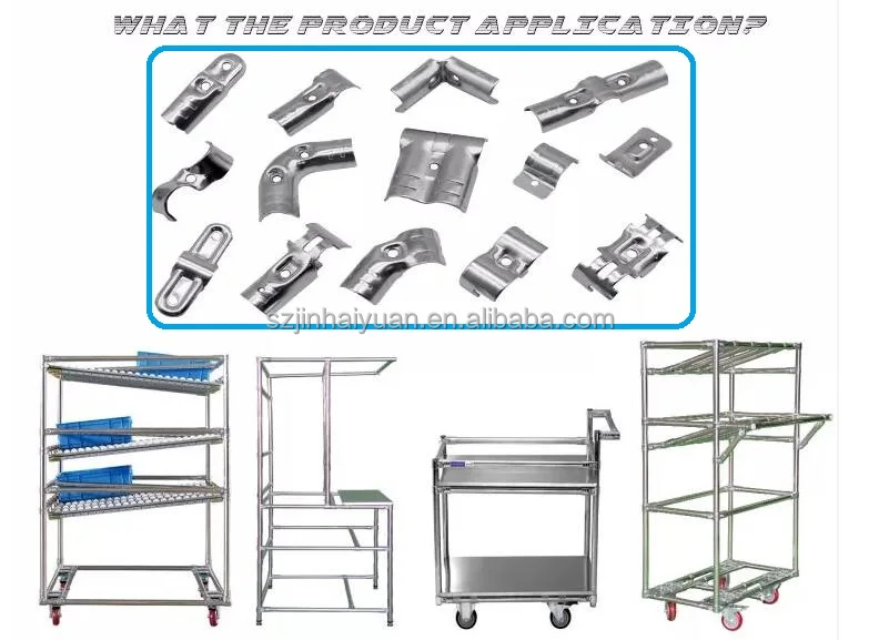 T-shape Or L-shape Structure Chromeplate Industrial T Connector Lean ...