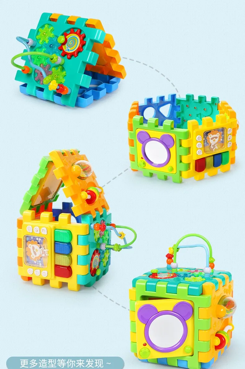 Whosale Educational Gift Preschool Diy Block Plastic Activity Baby ...