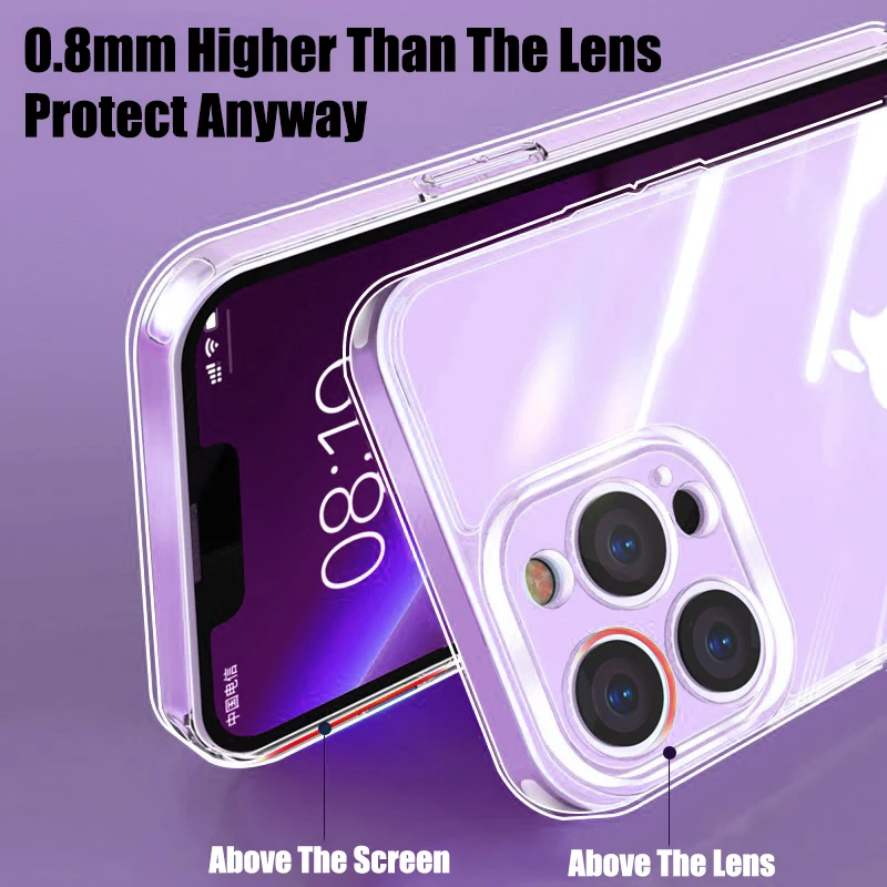Shop Our 1.5mm Soft Transparent Clear Phone Cases for Iphone