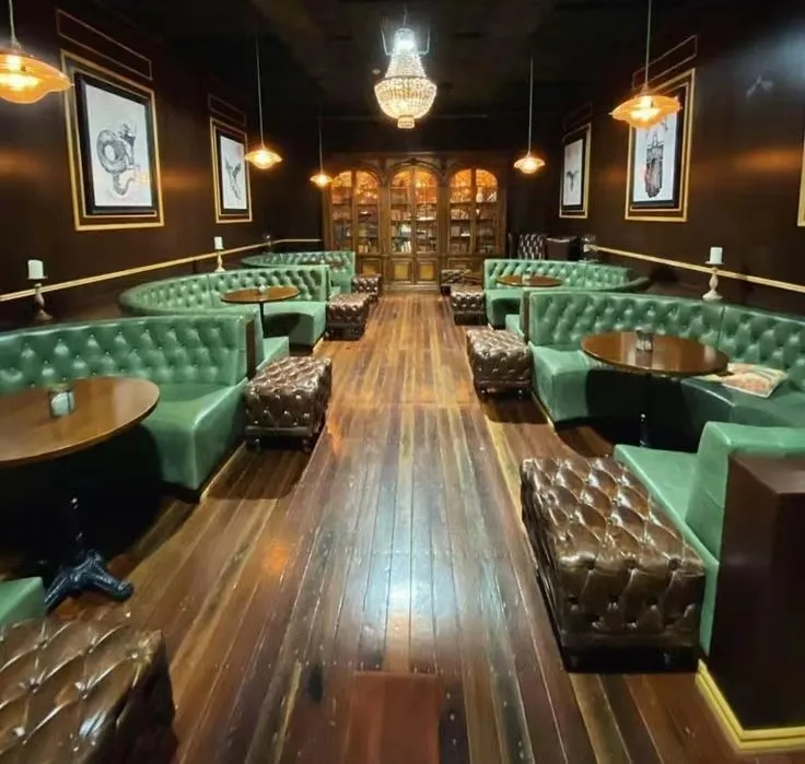 Modern Curved Sofa Set for Restaurants - RF-189