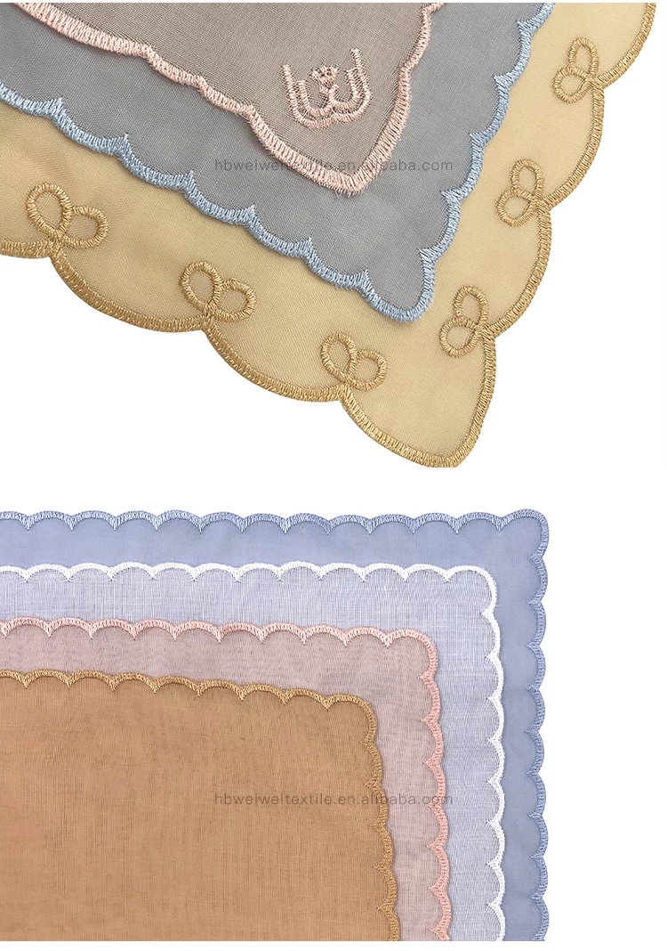 Tudung Malaysia Wholesale Plain Tudung Bawal Cotton Voile Embroidery Fabric Sulam Sumera Muslim ...