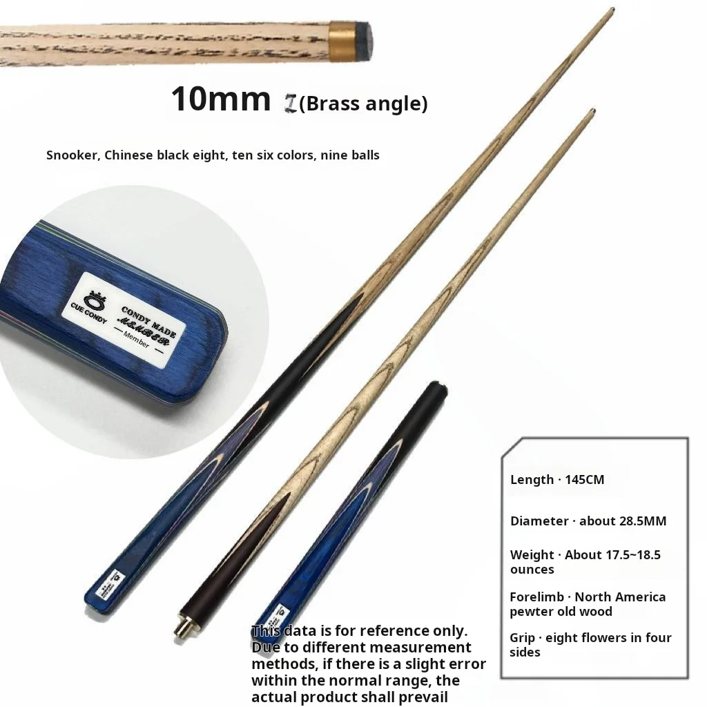 O'Min Mystery God of Love Billiard Cue Small Head 10mm Snooker Chinese Black Eight Handmade Ash ...