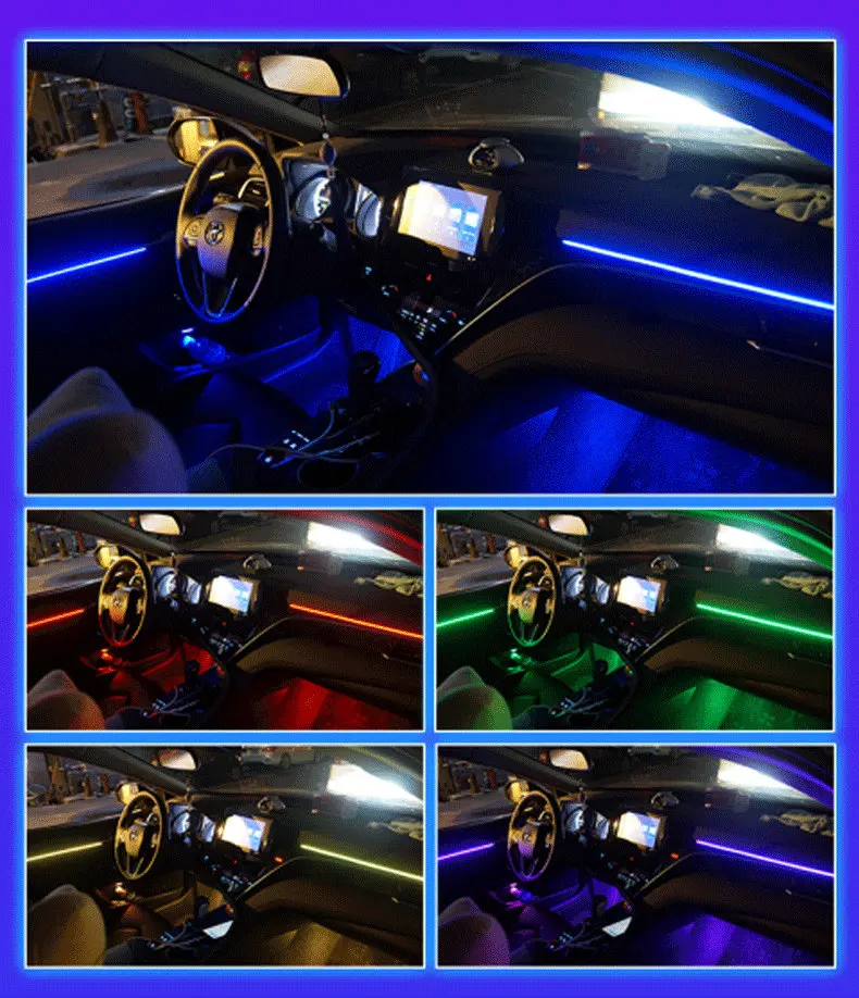 Wholesale Multicolor Led Ambient Light Car Ambient Light Strip Ip68 ...