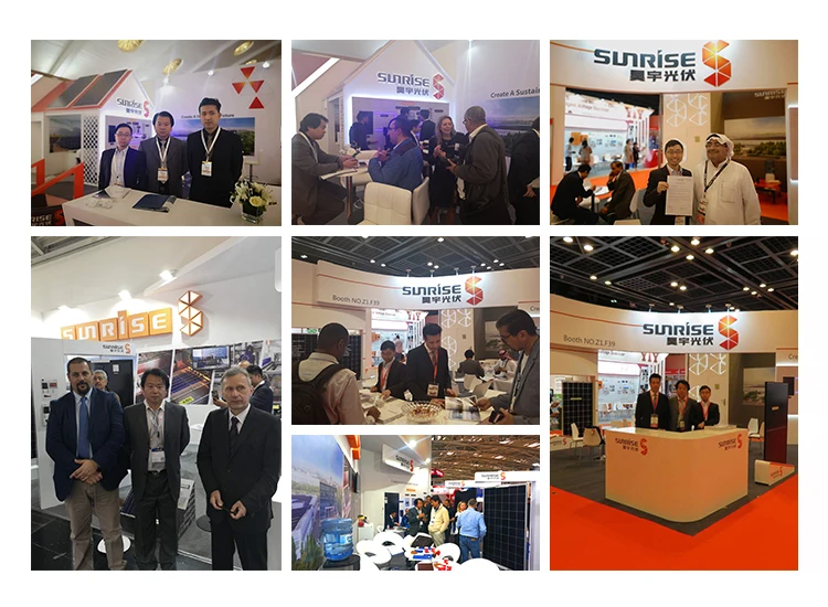 Sunrise Topcon Pv Module Bifacial Double Glass 580w 585w 590w 595w 600w ...