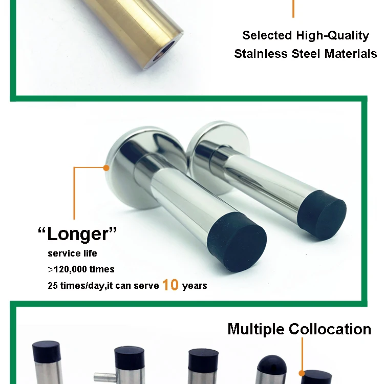 Cute Wall Protector Silicon Stop Bumpers Under Draft Silicone Door Dust ...