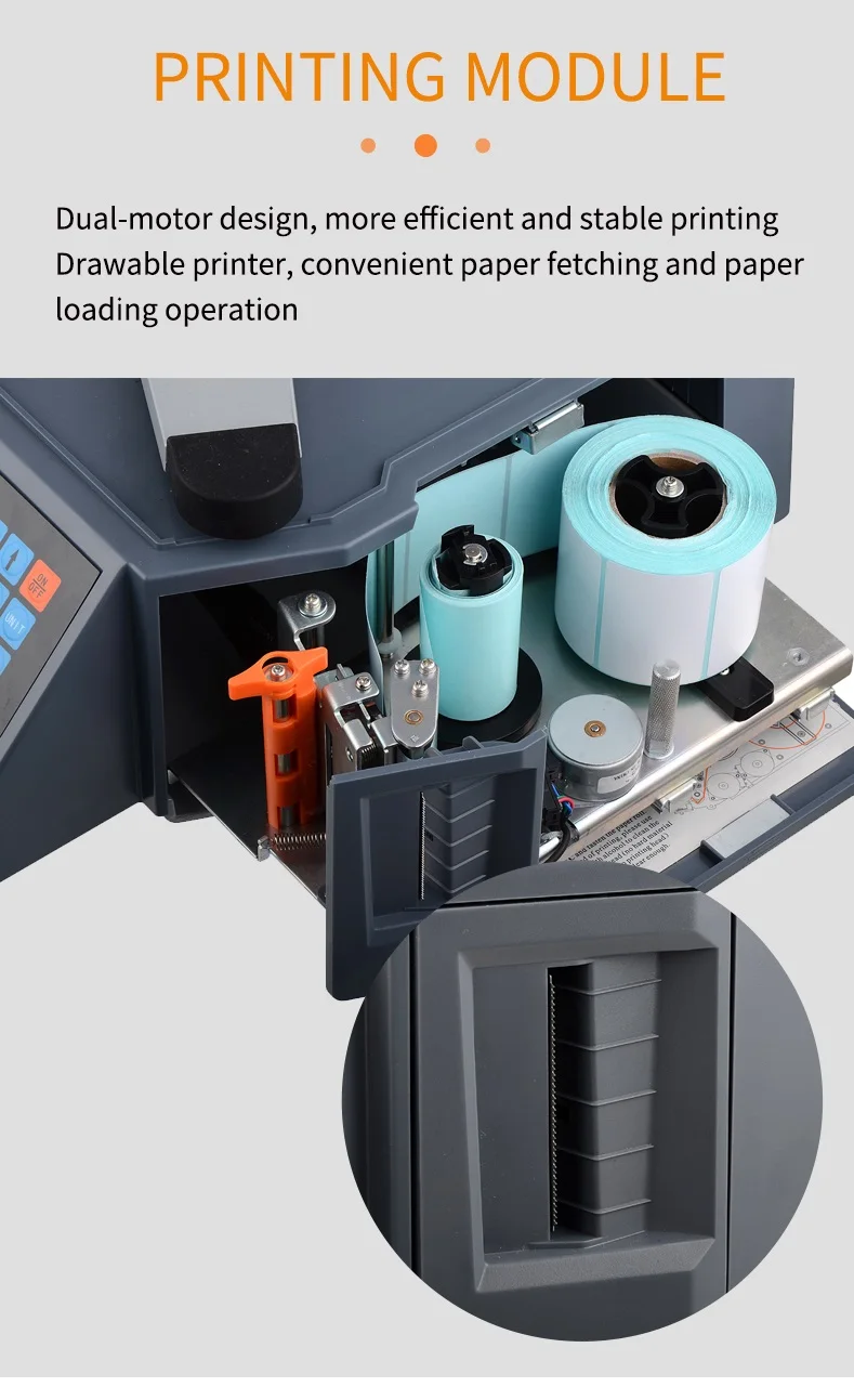 Rongta RLS1100 Weighing Scale with Printer - 80mm/s Speed