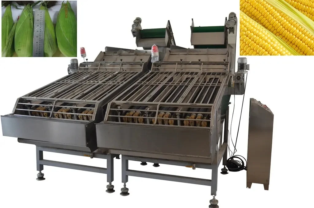 Orangemech Corn Peeling Machine - High Efficiency & Low Noise