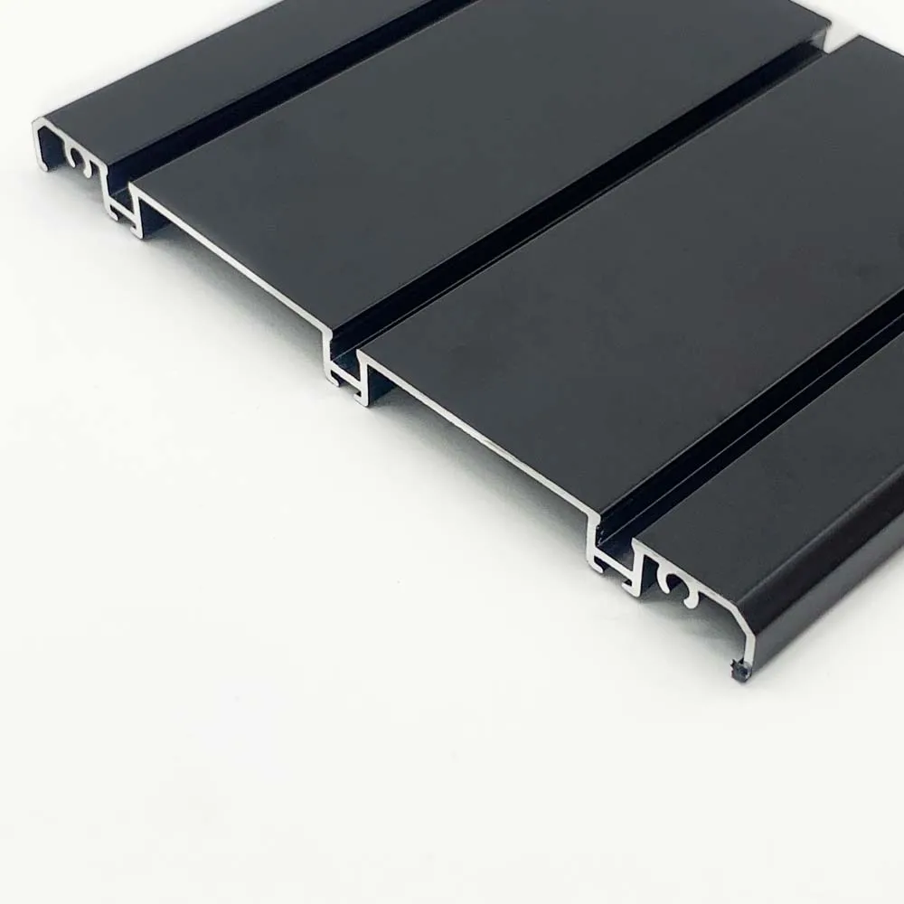 Sliding Door Single Glass Vertical Sash Profile Frameless Aluminum Slim ...