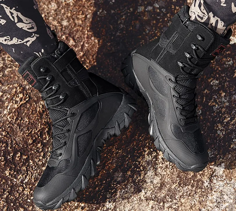 Outdoor Warm Ventilate Ultralight Boots Desert Jungle Training Shoes ...