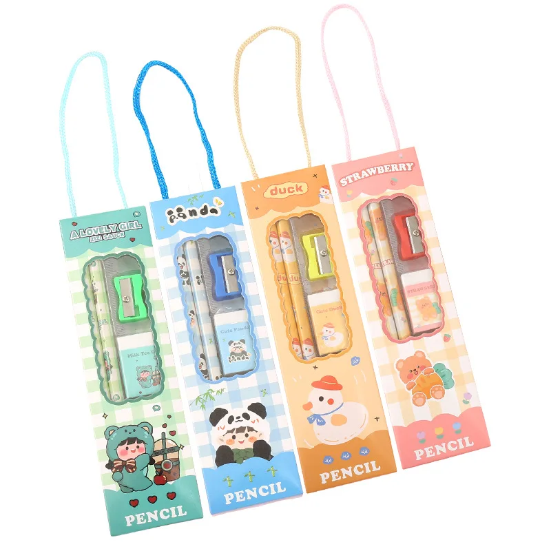 Wholesale School Supplies Stationery Sets Kids Gift Cute Cartoon Pencil ...