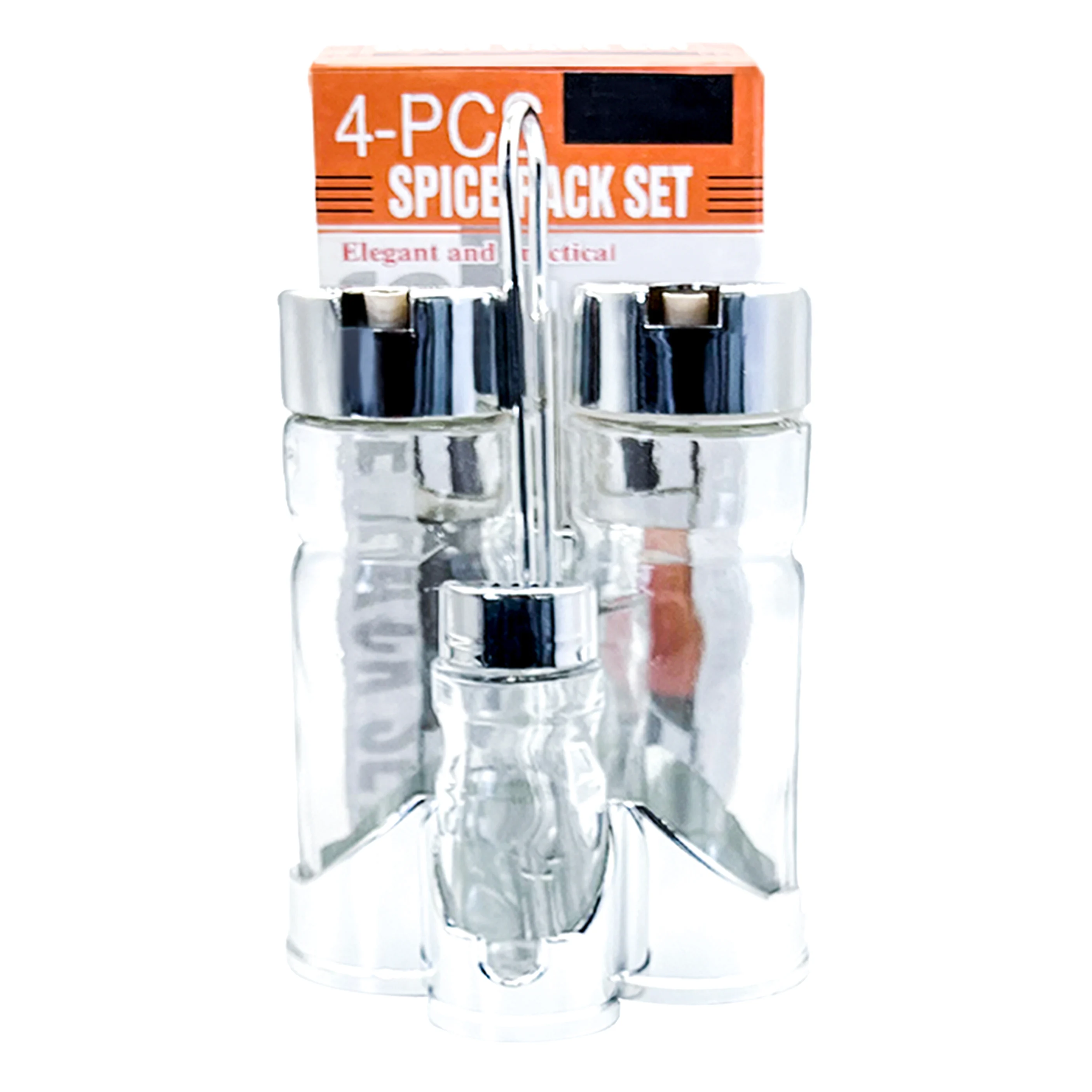 IMPA 171026 Cruet Stand Set 4 Pcs - Versatile Condiment Solutions