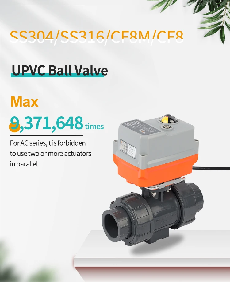 2 Way 4 Inch 4-20ma Proportional Automatic Electrical Actuator for ...