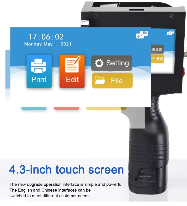 Handheld Inkjet Printer - Impresora Handjet for Date Coding