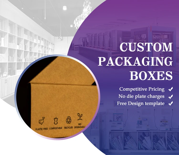 Custom Eco Friendly Black Color Printing Corrugated Carton Mailer Box ...