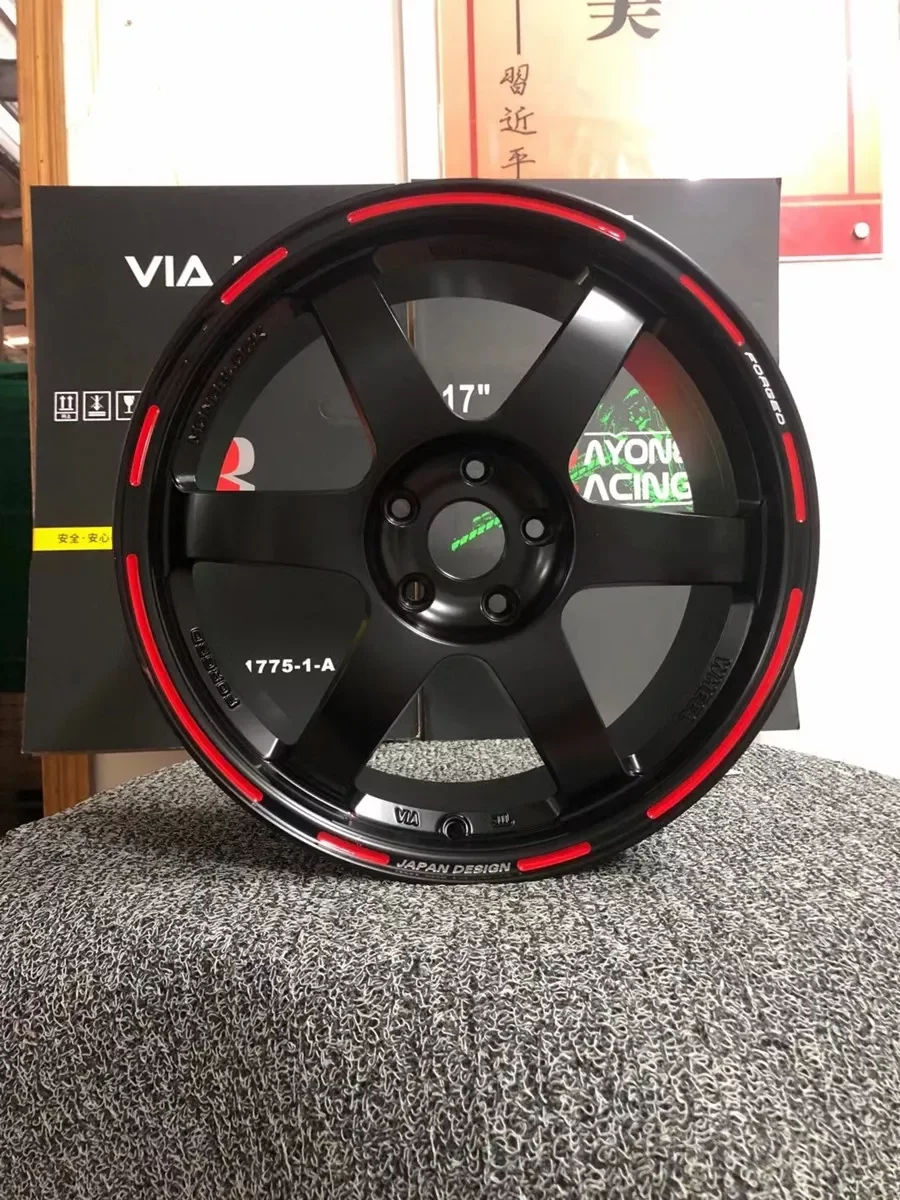 Japan Design Te37 Racing Car Rims 15 Inch 4 Holes Aros De Carro 15 ...