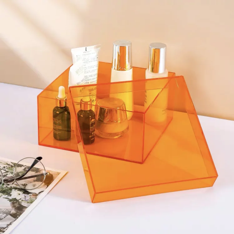 Clear Perspex Display Boxes Acrylic Translucent Green Gift Package Box ...