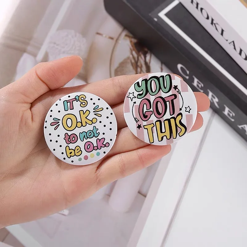 Smiley Face Badge Emoticon Cute Variety Anime School Round Button Pins ...