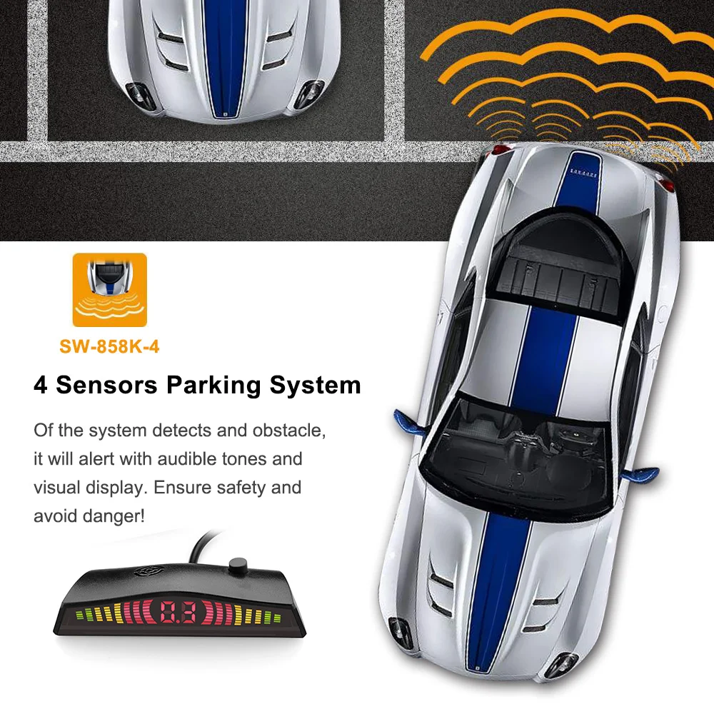 Universal Park Assist Sensor - Reliable Rear Parking Aid