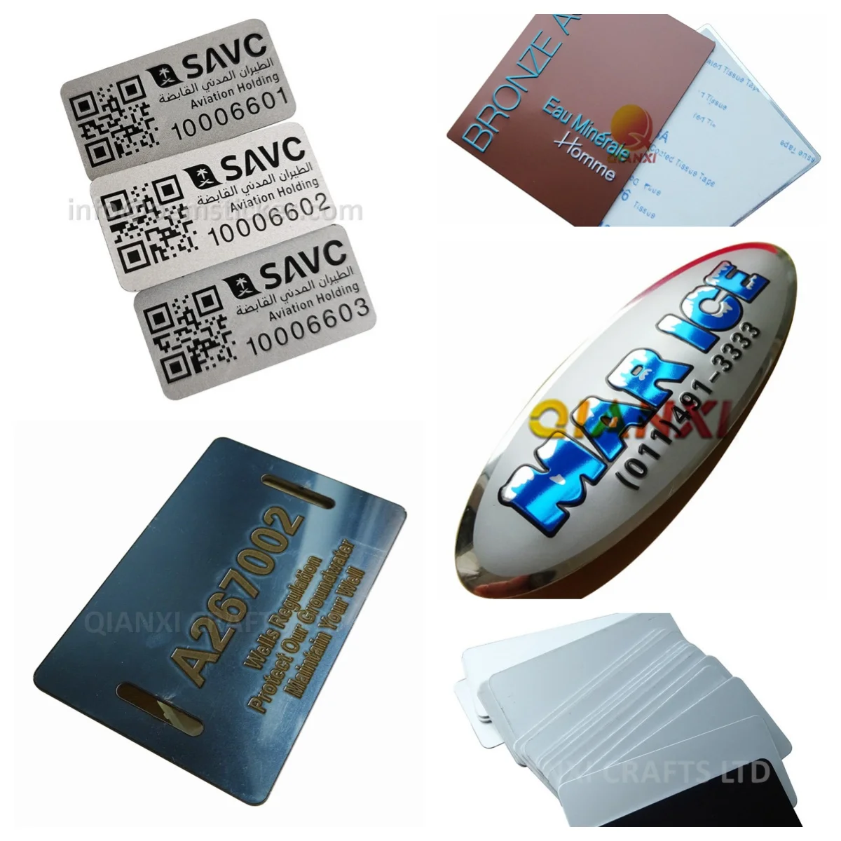 Customized Aluminum Metal Name Plate Stainless Steel Aluminum Engrave ...