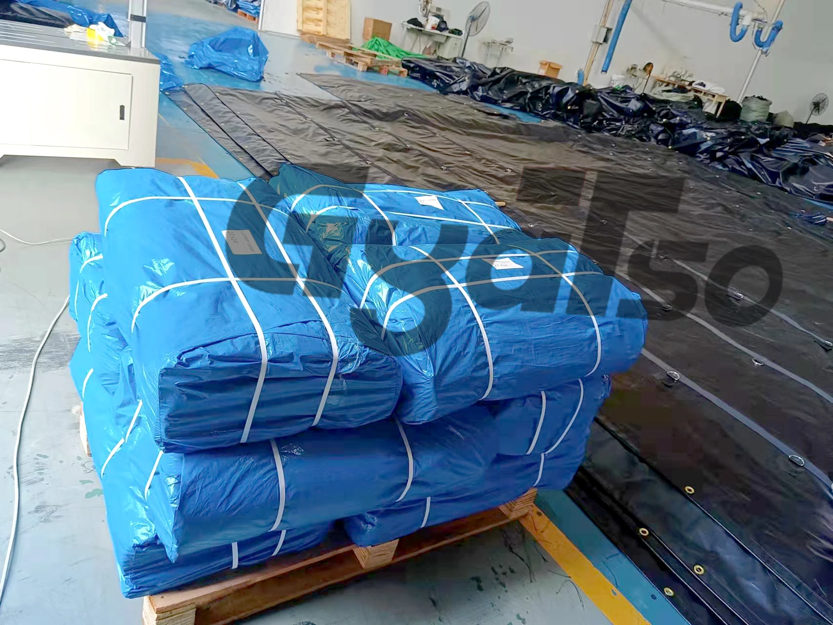 24' X 18' 14oz Pvc Vinyl Coated Fabric Heavy Duty Red Nylon Flatbed ...