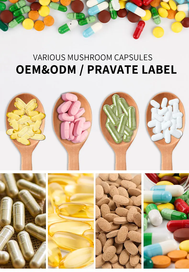 Oem Herbal Supplements Cordyceps Extract Capsules Cordyceps Sinensis ...