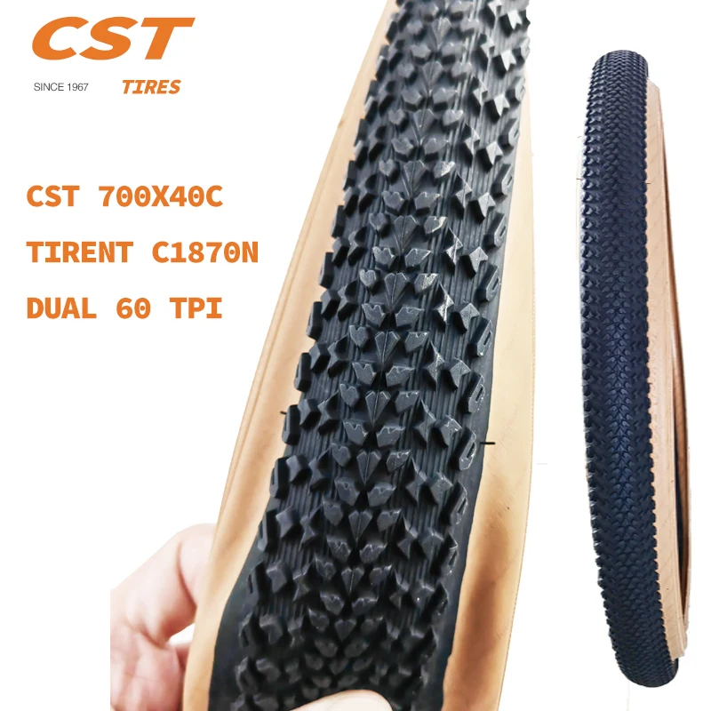 Original C S T Tyres 700x40 C1870 60TPI TIRNT Tires Brown Tyre and ...