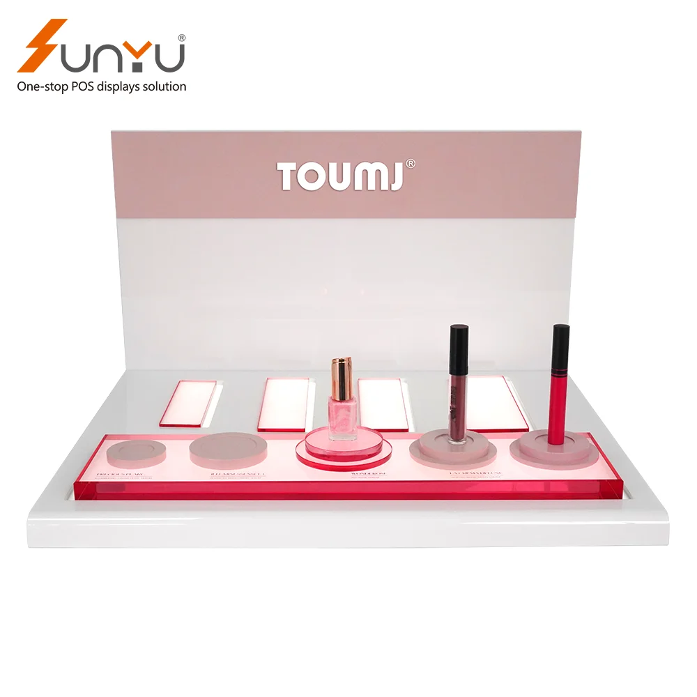 High Quality Luxury Custom Plexiglass Cosmetic Stand Acrylic Makeup ...