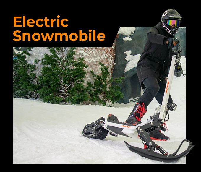 New Arrival 3-in-1 1500w 15.6ah Electric Snowmobile For Adults - Buy ...