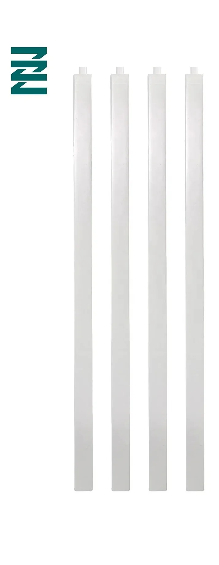 Contemporary Style Stair Railings White Primed Blank Square Baluster 1 ...