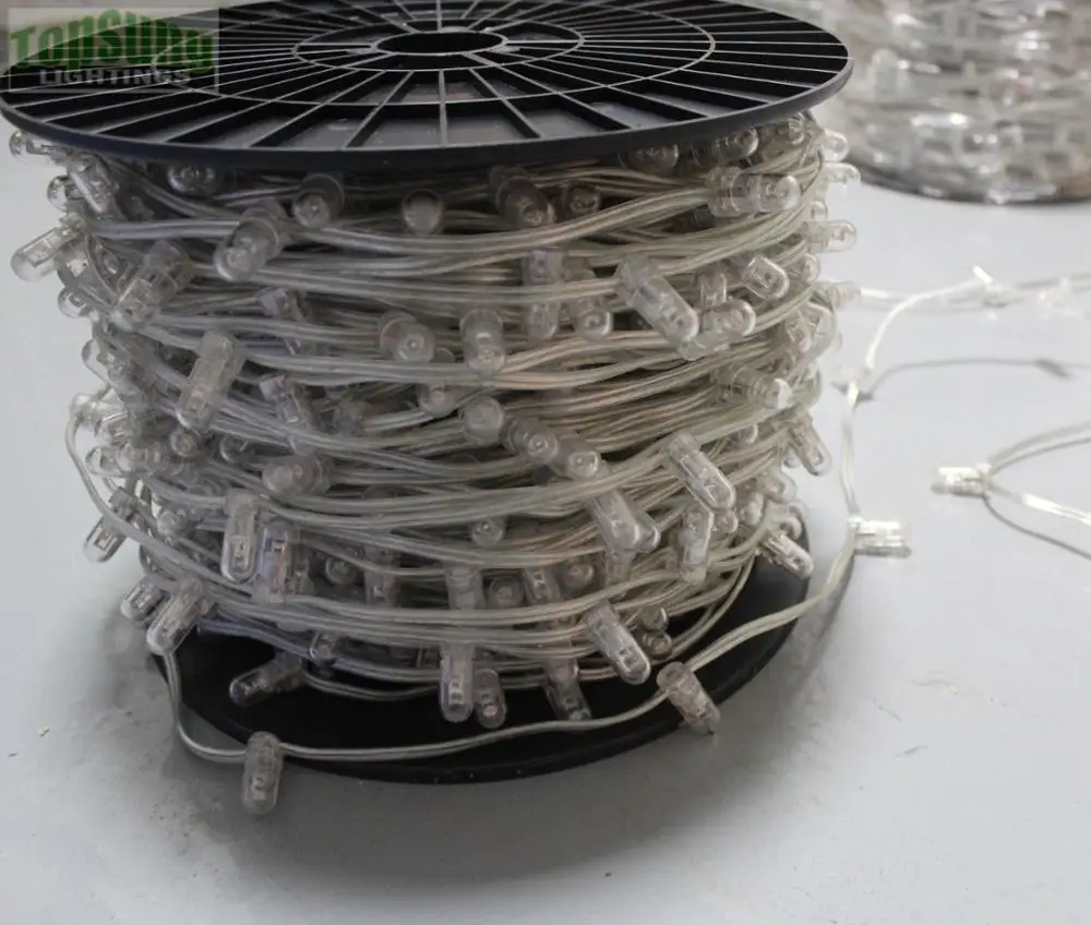 100m/roll 12v Led Fairy Lights Holiday Decorative Strings 666 Led Clip ...