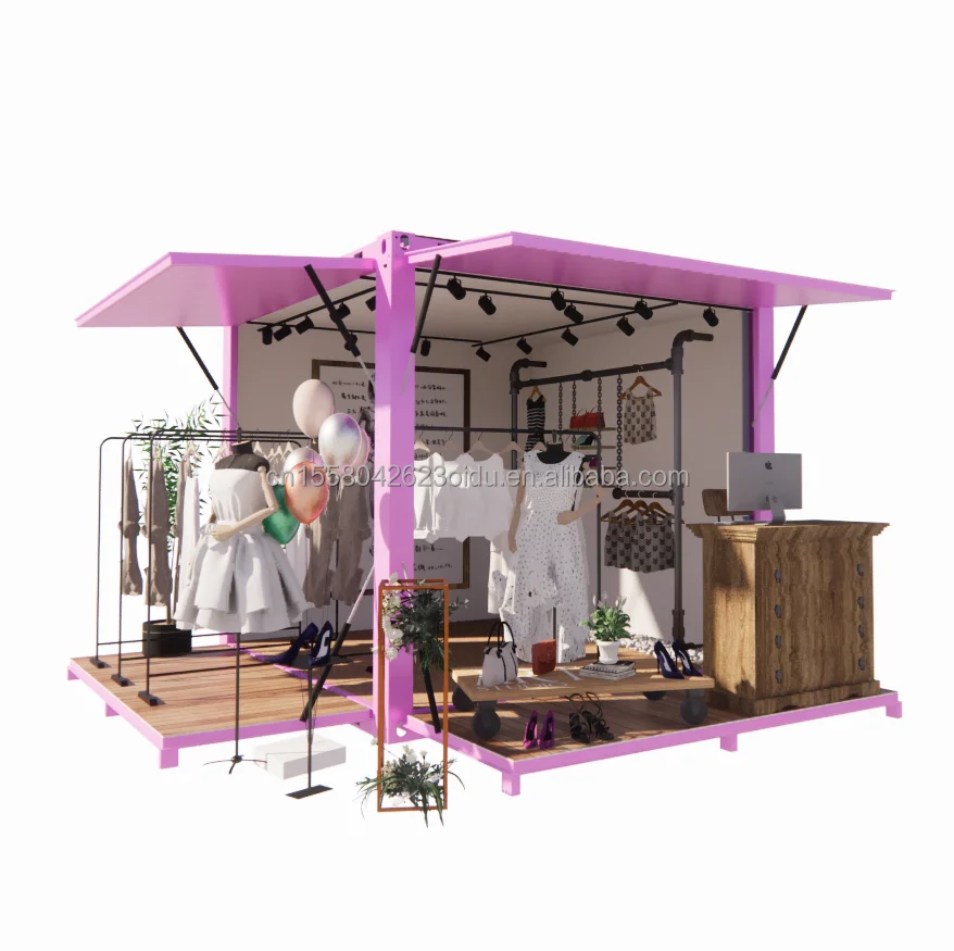 10-Foot Pop-Up Prefabricated Expandable Display Container for ...