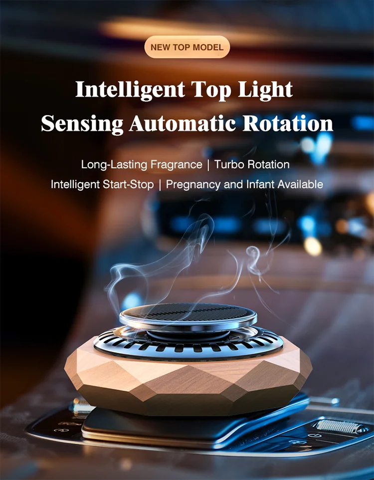 Uften Intelligent Solar Perfume Diffuser - Portable Aromatherapy