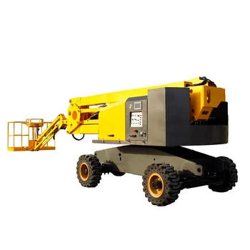 Crank Lift Street Lamp Maintenance Aerial Rotating Platform Billboard ...