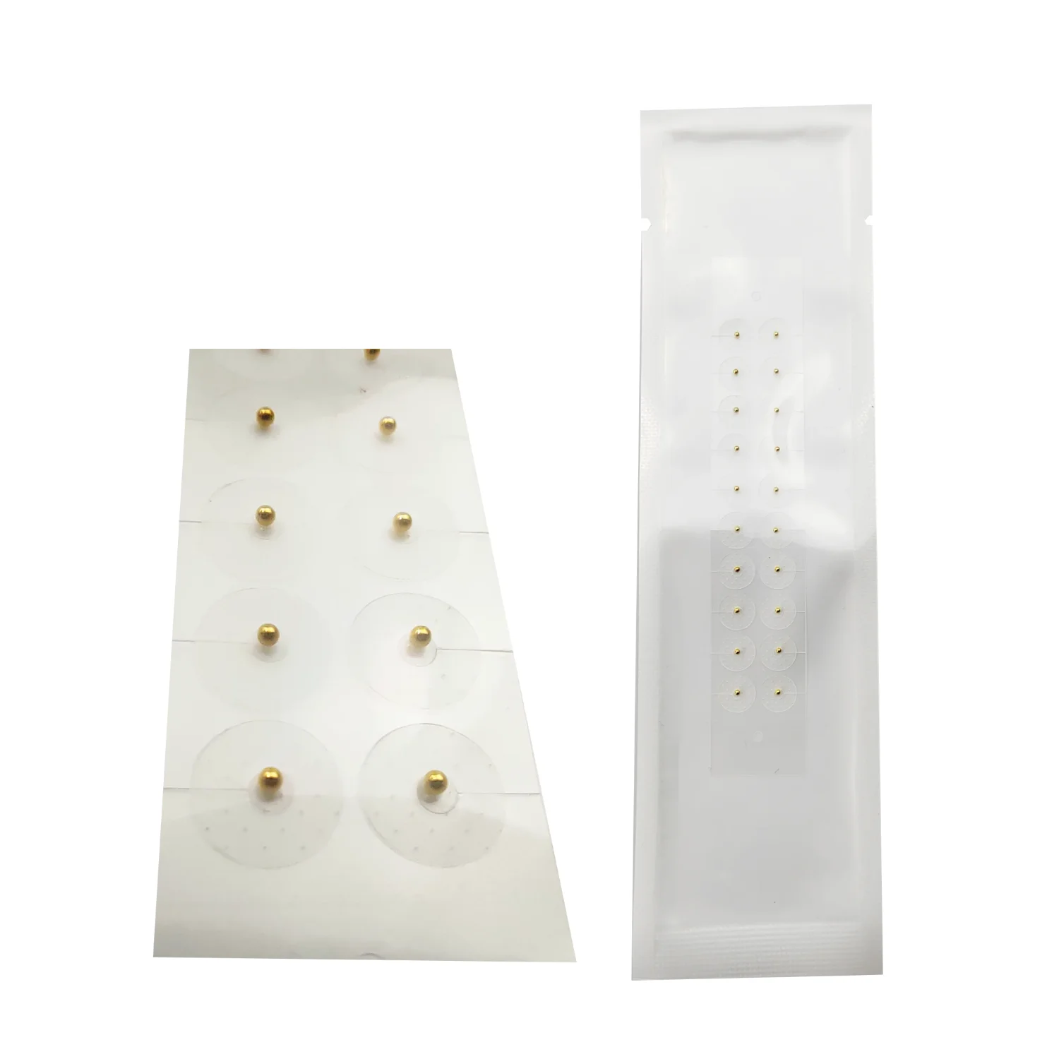 24K Gold Ear Auricular Therapy Seeds Acupuncture Acupoint Ear Seeds Kit ...